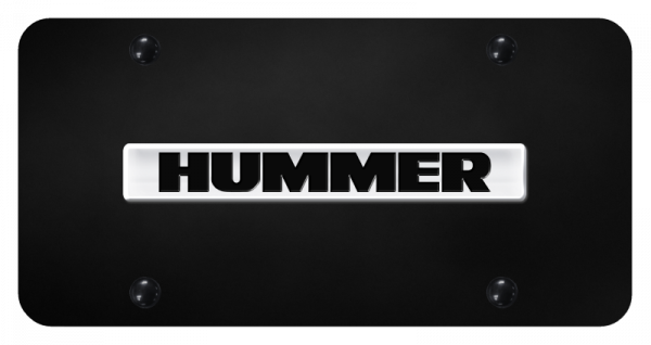 Predator Motorsports Hummer H3 Hummer License Plate (Black): Hummer ...