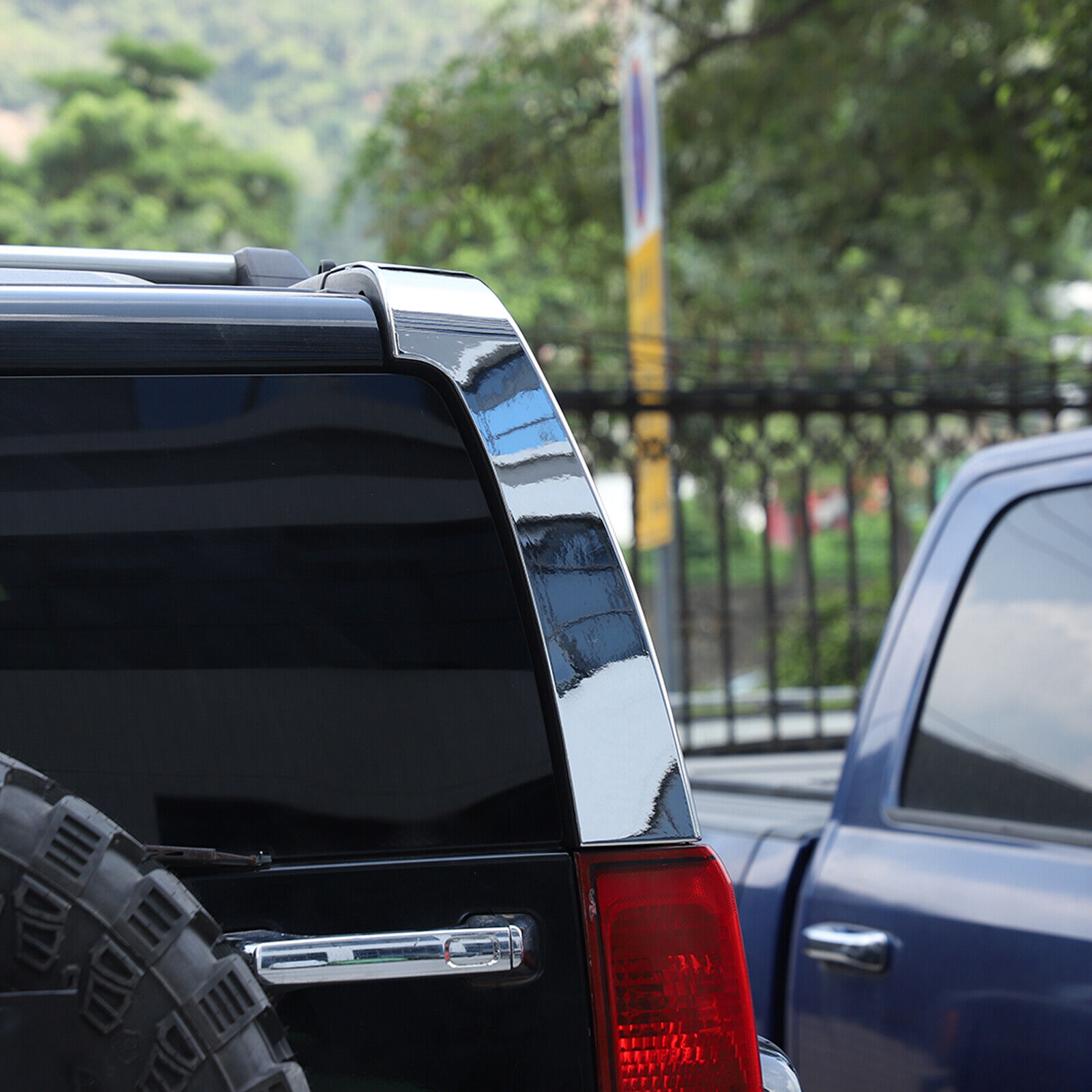 HPC Hummer H3 Rear Pillar Trim Set: Hummer Parts Club