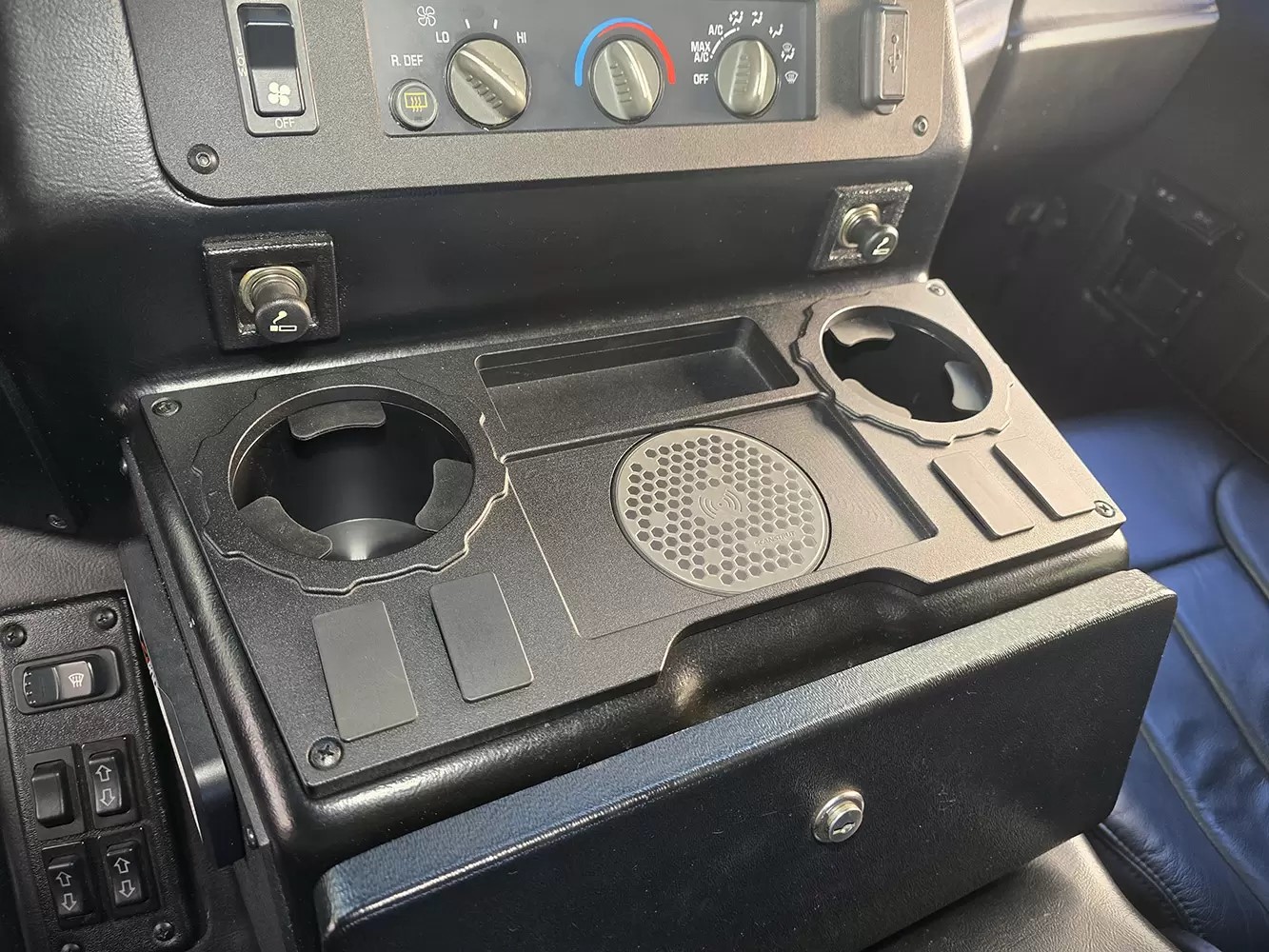 Predator Hummer H1 Cup Holder Console System: Hummer Parts Club