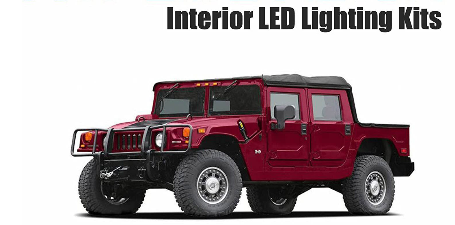 HUMMER H1 14 PIECE LED INTERIOR LIGHTING KIT: Hummer Parts Club