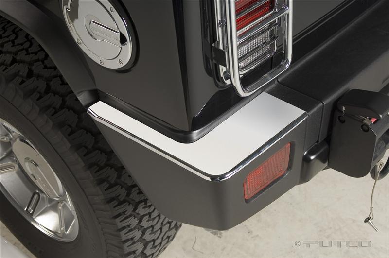 Putco Hummer H2 Rear Bumper Cover (2 pieces): Hummer Parts Club
