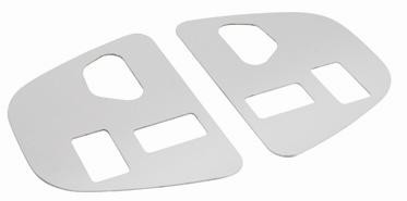 ZMAG Hummer H3 Stainless Steel Seat Control Bezel Set: Hummer Parts Club