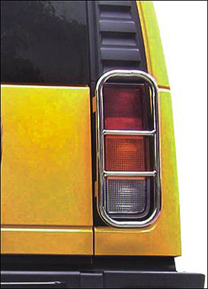 HPC HUMMER H2 REAR TAIL LIGHT GUARDS: Hummer Parts Club