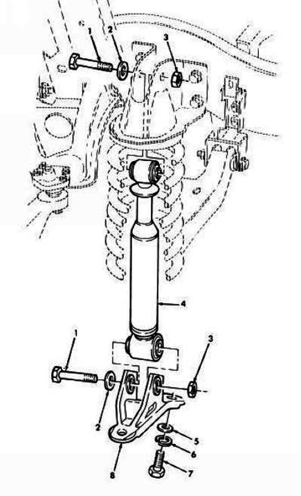 1992 to 2006 AM General Hummer H1 Replacement Front Shock Absorber ...