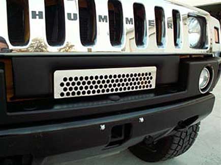 HPW Hummer H2 Stainless Steel Front Lower Grille: Hummer Parts Club