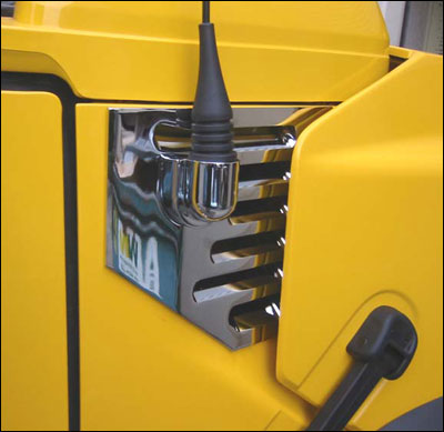 HPW Hummer H2 & SUT Billet Chrome Side Air Vent Set: Hummer Parts Club