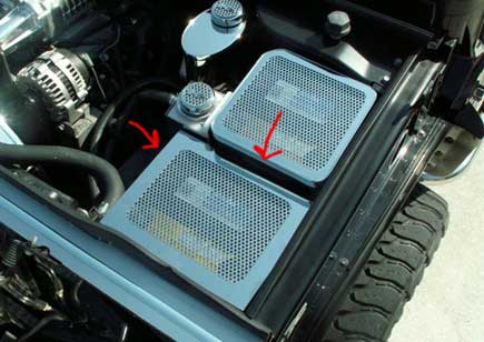 HPW Hummer H2 Stainless Steel Perforated Battery Box Cover: Hummer ...
