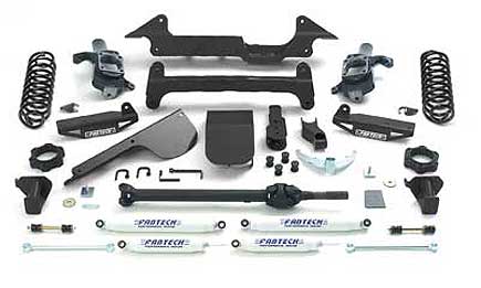 Fabtech Hummer H2 6" Suspension Lift Kit with Performance Shocks - Coil ...