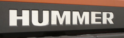 Real Wheels Hummer H3T Stainless Steel Rear Bumper Letter Inserts ...
