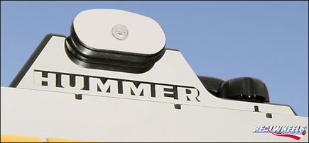 Real Wheels Hummer H2 & SUT Stainless Steel Crossbar Letters and Panel ...
