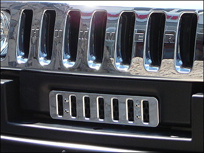 HPW HUMMER H2 & SUT FRONT BILLET MINI GRILLE: Hummer Parts Club