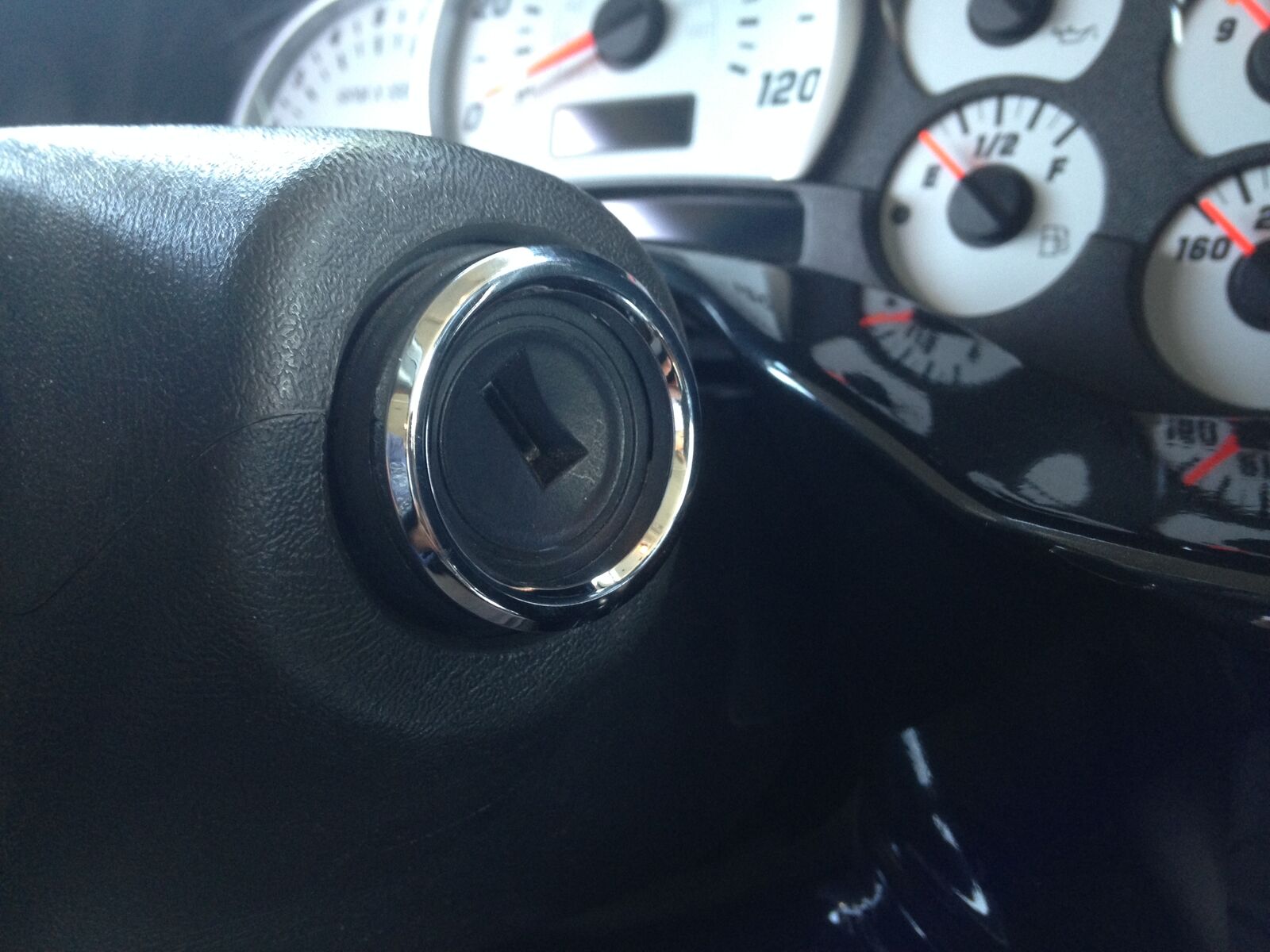 Chrome Billet Aluminium Ignition Key Hole Bezel Cover for HUMMER H2 SUV ...