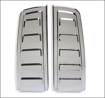 Predator Motorsports Hummer H2 Rear Louver Set- Billet Aluminum: Hummer ...