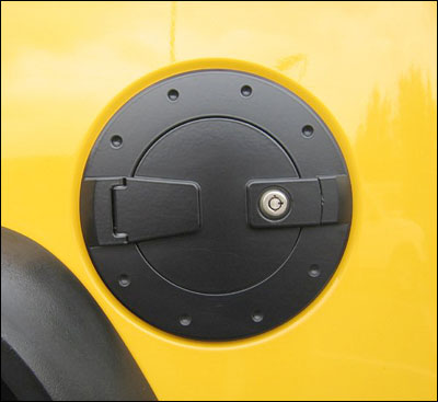 Predator Motorsports Hummer H2 Black Locking Fuel Door- Billet Aluminum ...