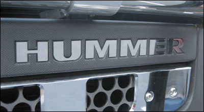 Predator Motorsports Hummer H3 Front HUMMER Letter Set Stainless Steel ...